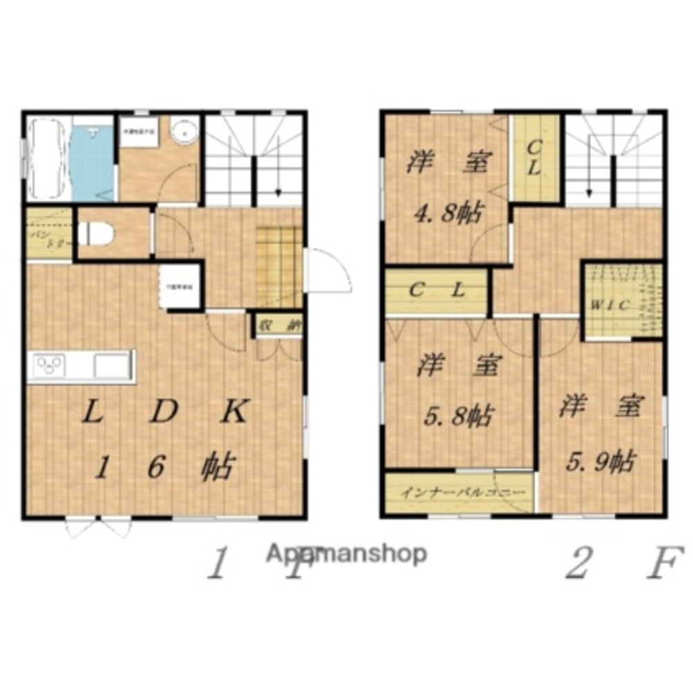ラ・ポプリ 長野県上伊那郡南箕輪村000 (10万円／3LDK (洋室4.6 洋室5.5 洋室5.7 LDK15.4)／88㎡)｜賃貸物件(賃貸マンション・アパート・一戸建て)の住宅情報・お ...