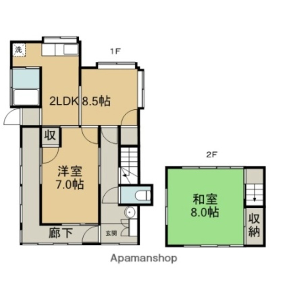森崎二丁目貸家 神奈川県横須賀市森崎002 (7.8万円／2LDK／68.94㎡)｜賃貸物件(賃貸マンション・アパート・一戸建て)の住宅情報・お部屋探しならYahoo!不動産