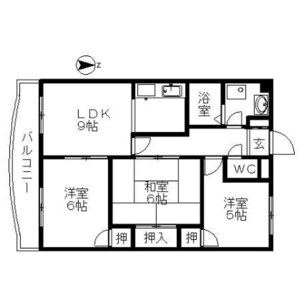 グローリーハイツ 愛知県名古屋市西区又穂町001 (7万円／3LDK (和室6 洋室6 洋室6 LDK9)／60.72㎡)｜賃貸物件(賃貸マンション・アパート・一戸建て)の住宅情報・お部屋探し ...