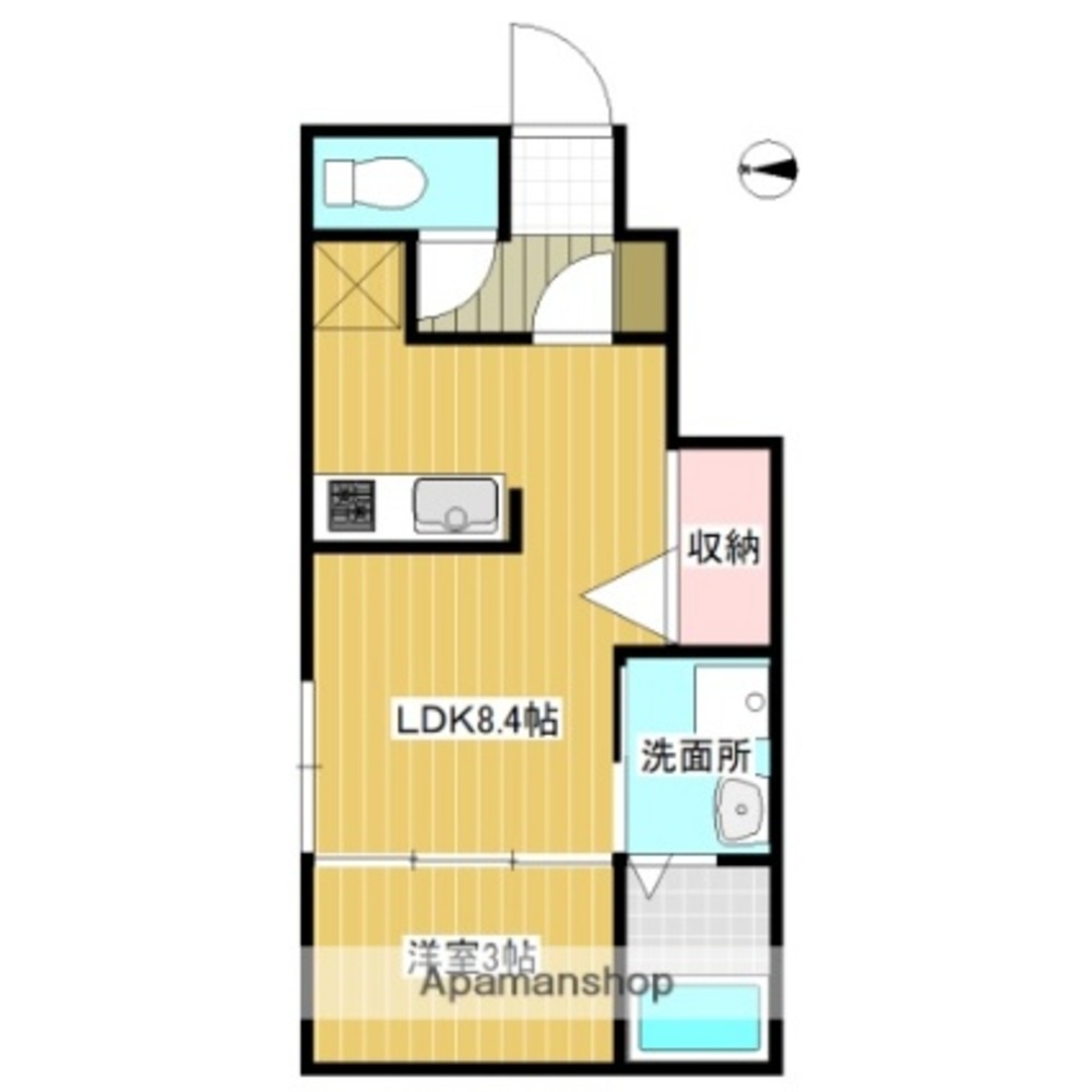 グランルーチェ宮内B 愛媛県八幡浜市保内町宮内000 (6.1万円／1LDK (LDK8)／32.76㎡)｜賃貸物件(賃貸マンション・アパート・一戸建て)の住宅情報・お部屋探しならYahoo!不動産