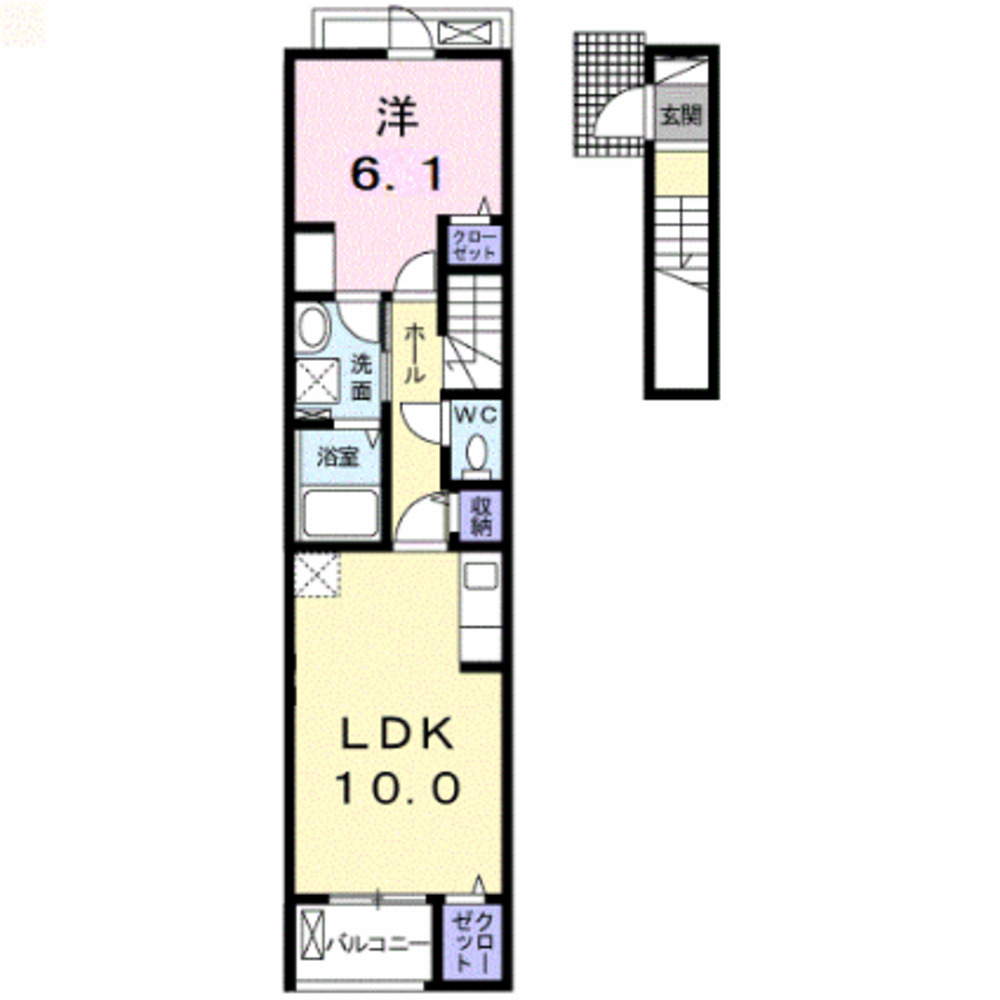 アルモニー C 山口県周南市土井002 (6.45万円／1LDK／43.79㎡)｜賃貸物件(賃貸マンション・アパート・一戸建て)の住宅情報・お部屋探しならYahoo!不動産