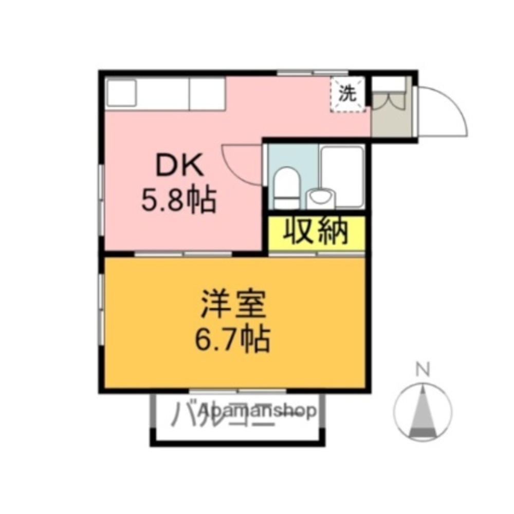 グランアヴニールWEST 静岡県沼津市大岡000 (3.2万円／1DK (洋室6.7 DK5.8)／28.19㎡)｜賃貸物件(賃貸マンション・アパート・一戸建て)の住宅情報・お部屋探しなら ...