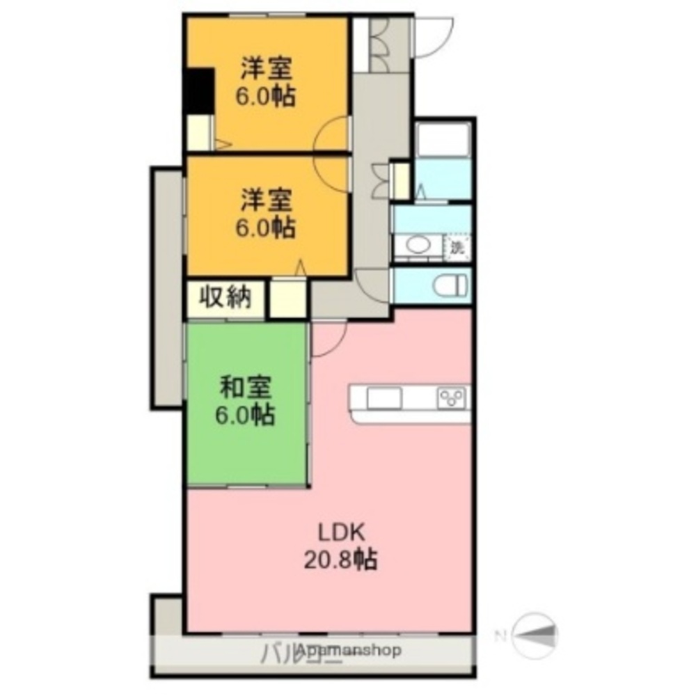 アーバンシティ新宿 静岡県駿東郡清水町新宿000 (10万円／3LDK (和室6 洋室6 洋室6 LDK20.8)／75.83㎡)｜賃貸物件(賃貸マンション・アパート・一戸建て)の住宅情報・お ...