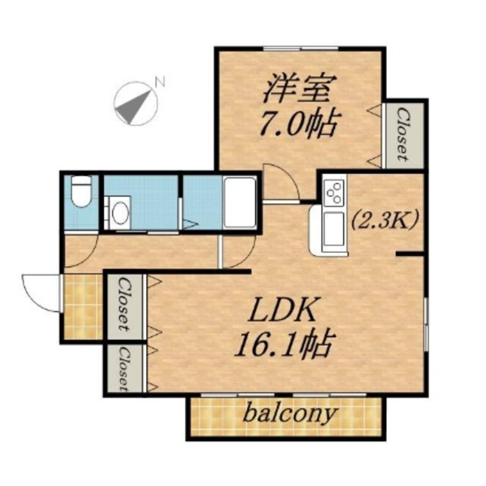 ピエール・ラルジュ東札幌 北海道札幌市白石区東札幌五条004 (7.4万円／1LDK (洋室7 LD13.3 K2.3)／52.63㎡)｜賃貸物件(賃貸マンション・アパート・一戸建て)の住宅 ...