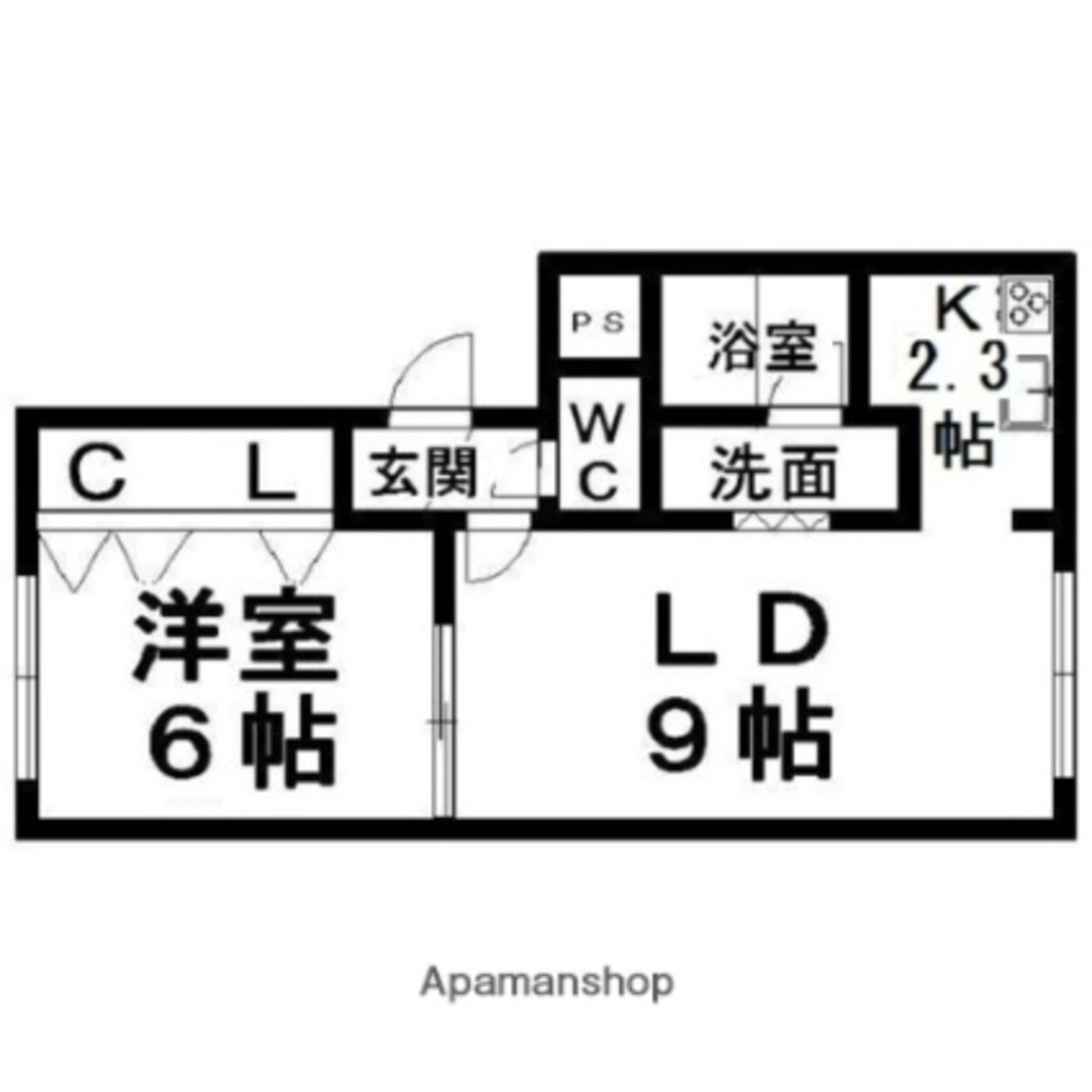 AP優福エナジー 北海道北見市小泉000 (4.8万円／1LDK (洋室6 LD9 K2.3)／39.88㎡)｜賃貸物件(賃貸マンション・アパート・一戸建て)の住宅情報・お部屋探しなら ...