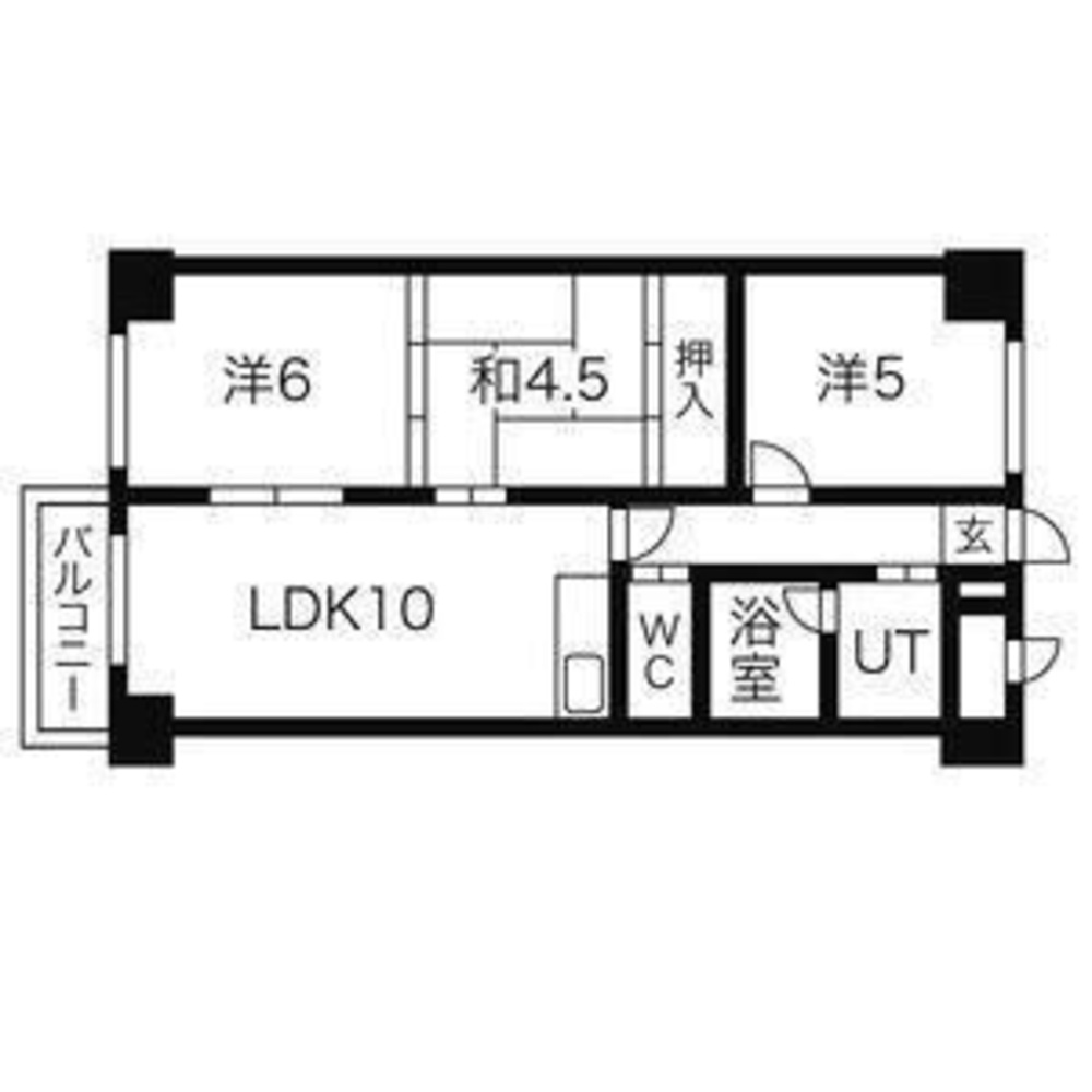 アルファヒル麻生 北海道札幌市北区新琴似七条001 (8万円／2LDK (和室4.5 洋室5 LDK16)／57.2㎡)｜賃貸物件(賃貸マンション・アパート・一戸建て)の住宅情報・お部屋探し ...