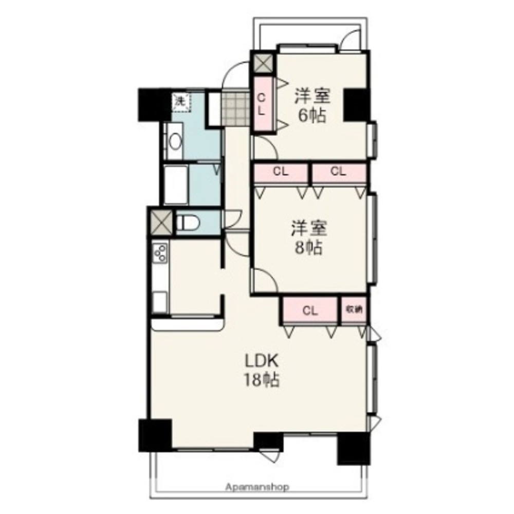 フジパレス南町 静岡県静岡市駿河区南町000 (17.5万円／2LDK／75.13㎡)｜賃貸物件(賃貸マンション・アパート・一戸建て)の住宅情報・お部屋探しならYahoo!不動産