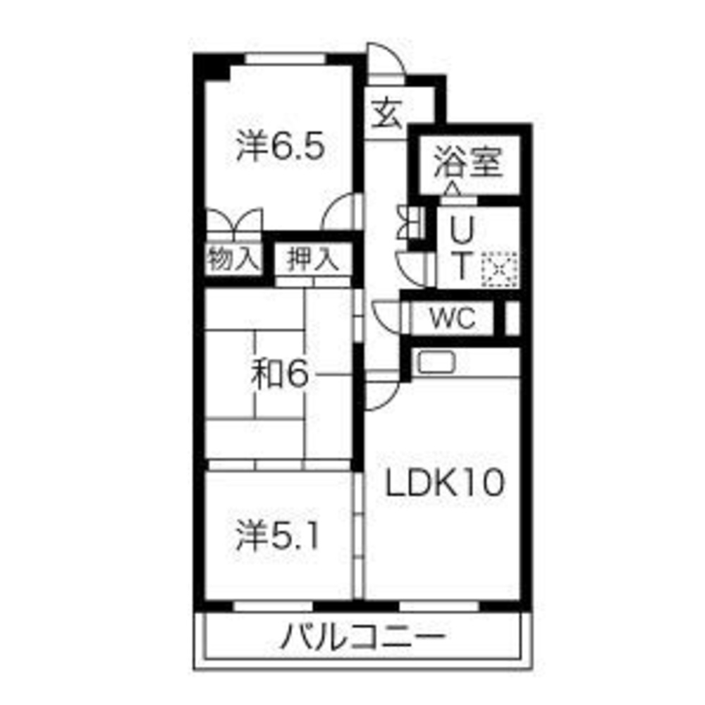 アプレシエ 岐阜県大垣市安井町005 (6.9万円／3LDK／68㎡)｜賃貸物件(賃貸マンション・アパート・一戸建て)の住宅情報・お部屋探しならYahoo!不動産