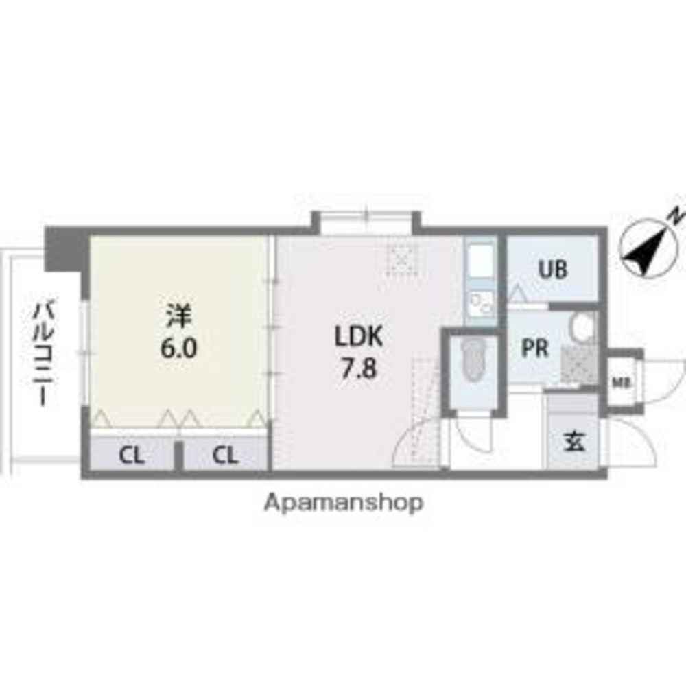 エスポワール南福岡 福岡県福岡市博多区麦野004 (5.8万円／1LDK (洋室7 LDK8)／33.72㎡)｜賃貸物件(賃貸マンション・アパート・一戸建て)の住宅情報・お部屋探しなら ...