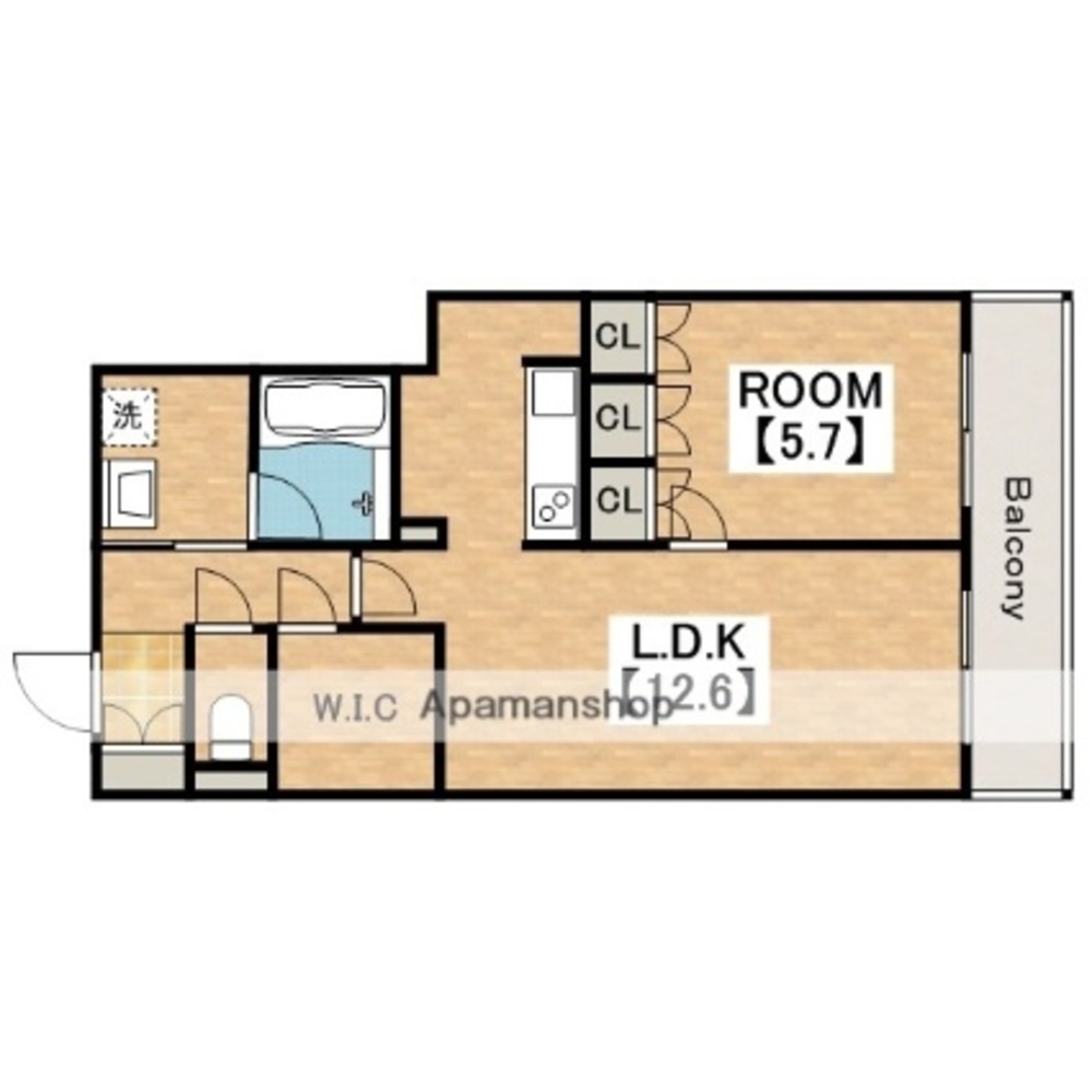 OsakaMetro中央線 堺筋本町駅 地上37階建て 築5年 大阪府大阪市中央区南本町001 (18.2万円／1LDK (洋室5.7 LDK12.6)／46.17㎡)｜賃貸物件(賃貸 ...