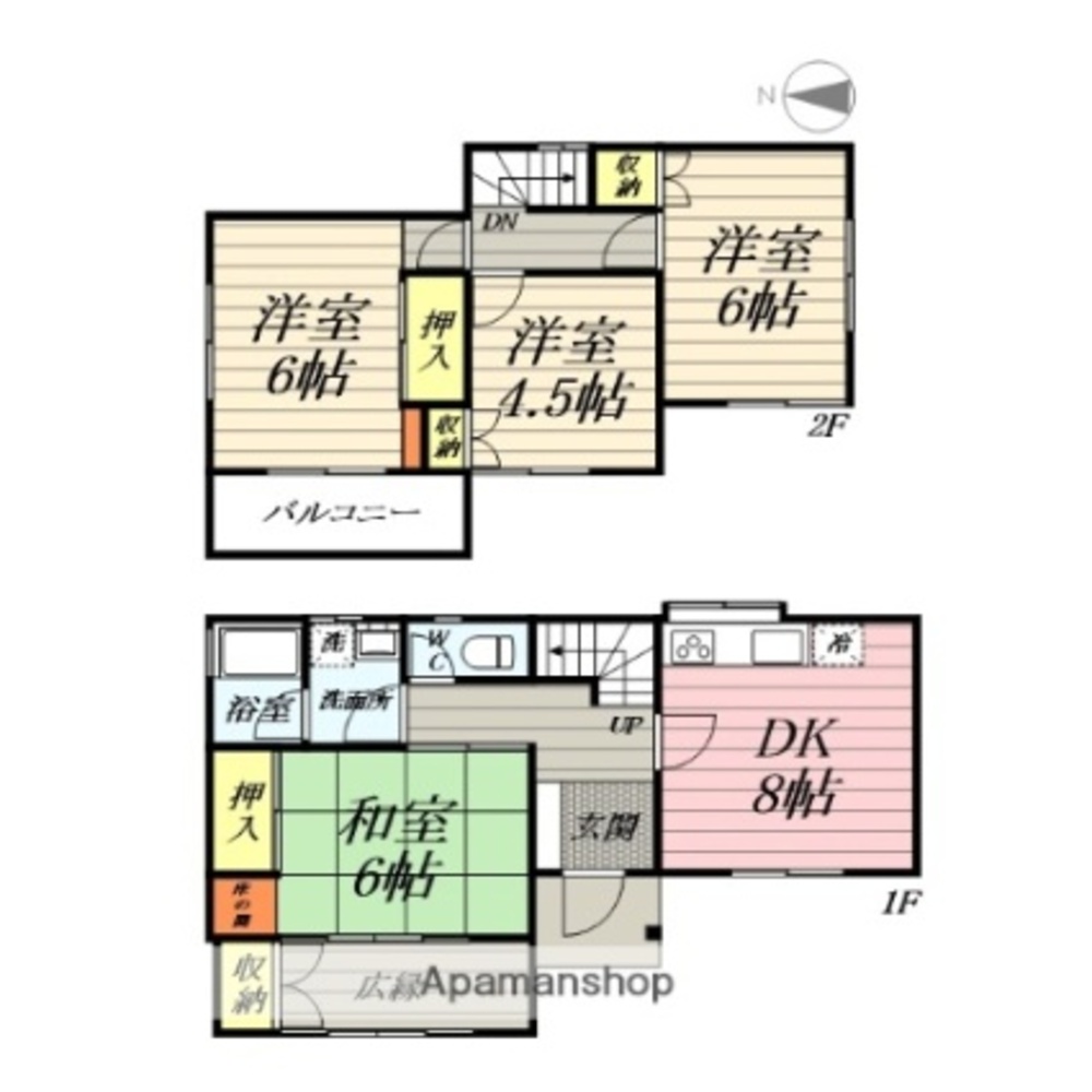 貸家 出縄234－6 神奈川県平塚市出縄000 (10万円／4DK (和室6 洋室4.5 洋室6 洋室6 DK8)／72.86㎡)｜賃貸物件(賃貸マンション・アパート・一戸建て)の住宅情報・お ...