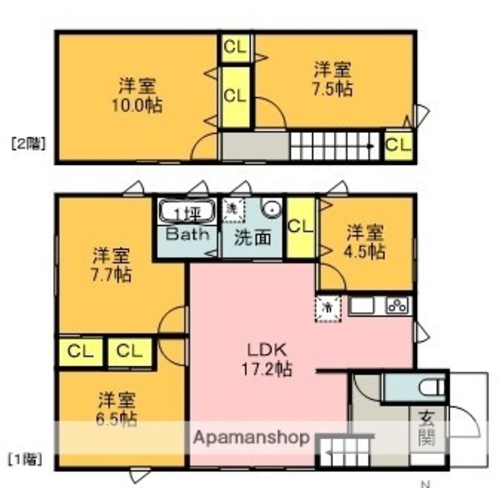 MKハイツ弓削田II 福岡県田川市大字弓削田000 (9.8万円／5LDK／114.1㎡)｜賃貸物件(賃貸マンション・アパート・一戸建て)の住宅情報・お部屋探しならYahoo!不動産