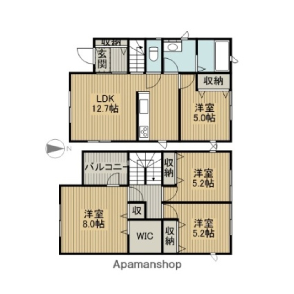 木原借家A棟 佐賀県佐賀市木原001 (11万円／4LDK (洋室5 洋室5.2 洋室5.2 洋室8 LDK12.7)／89.43㎡)｜賃貸物件(賃貸マンション・アパート・一戸建て)の住宅情報 ...
