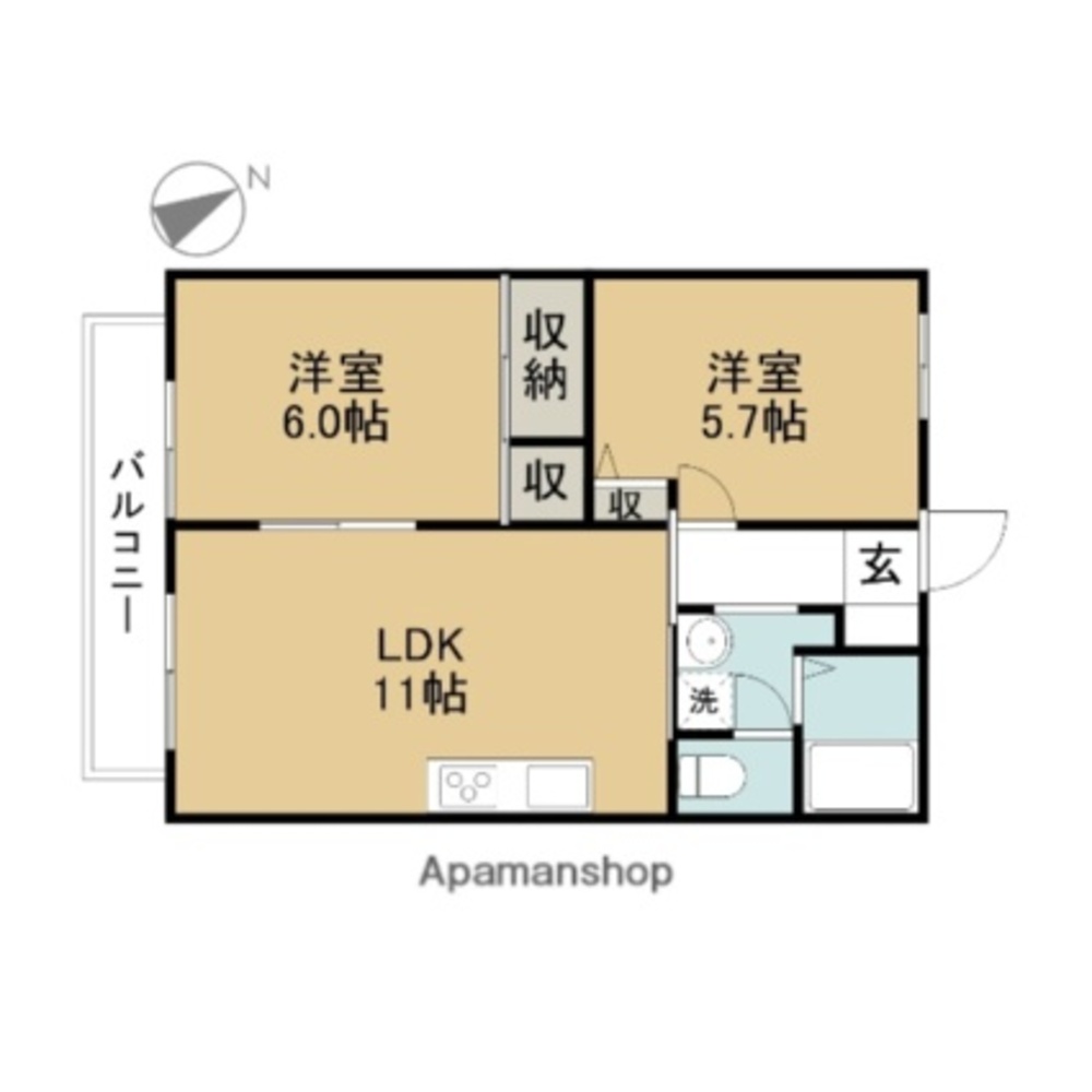 ソシア新舞子 I 愛知県知多市大草110 (4.9万円／2LDK (洋室5.7 洋室6 LDK11)／48㎡)｜賃貸物件(賃貸マンション・アパート・一戸建て)の住宅情報・お部屋探しなら ...