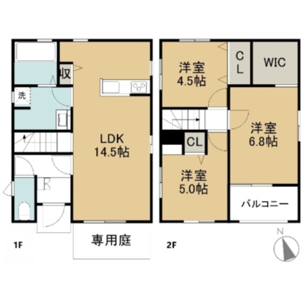 エレントつつじ 愛知県知多市つつじが丘003 (11万円／3LDK (洋室4.5 洋室5 洋室6.7 LDK14.5)／77.72㎡)｜賃貸物件(賃貸マンション・アパート・一戸建て)の住宅情報 ...