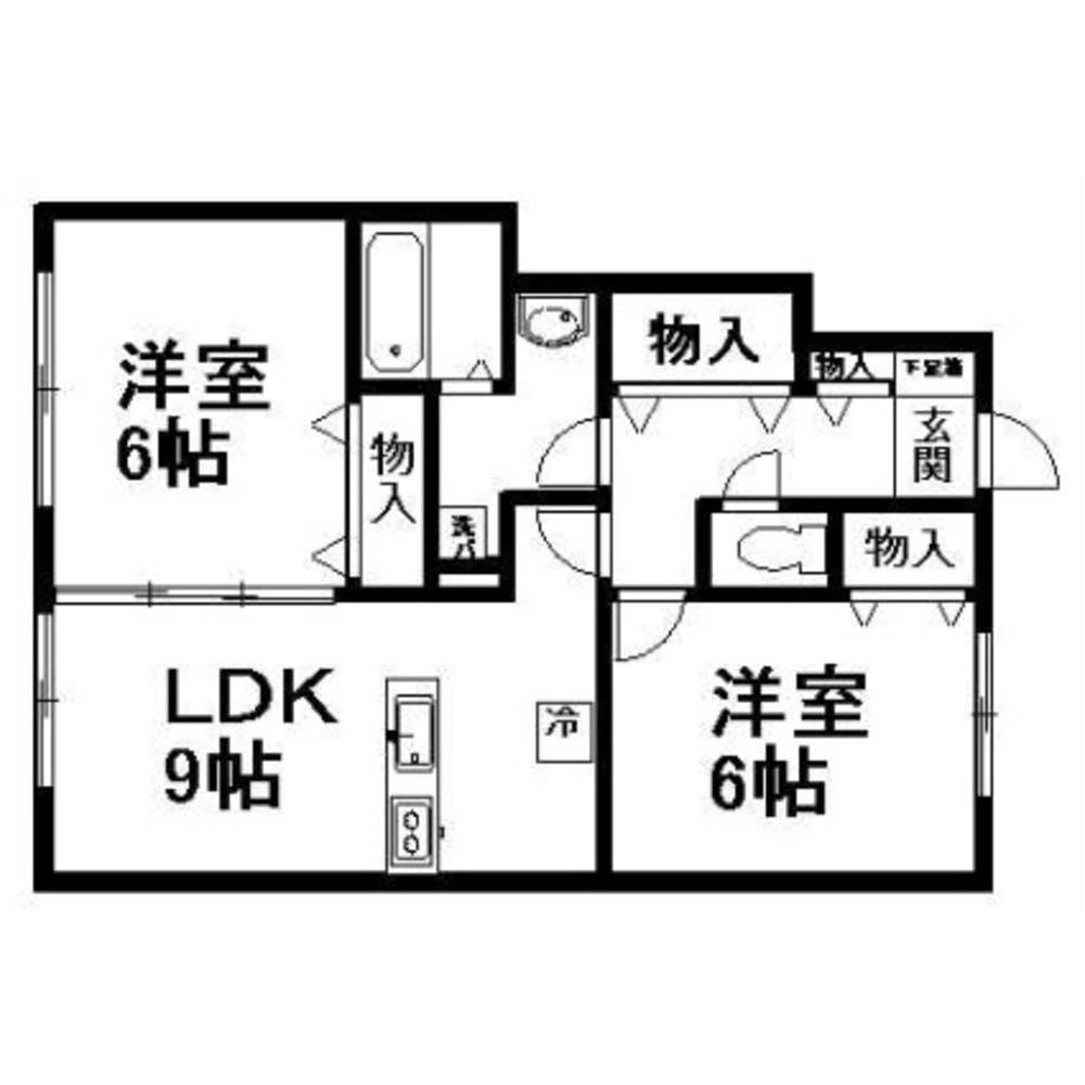 グリーンヤード 長崎県長崎市深堀町002 (6.8万円／2LDK (洋室6 洋室6 LDK9)／53.33㎡)｜賃貸物件(賃貸マンション・アパート・一戸建て)の住宅情報・お部屋探しなら ...