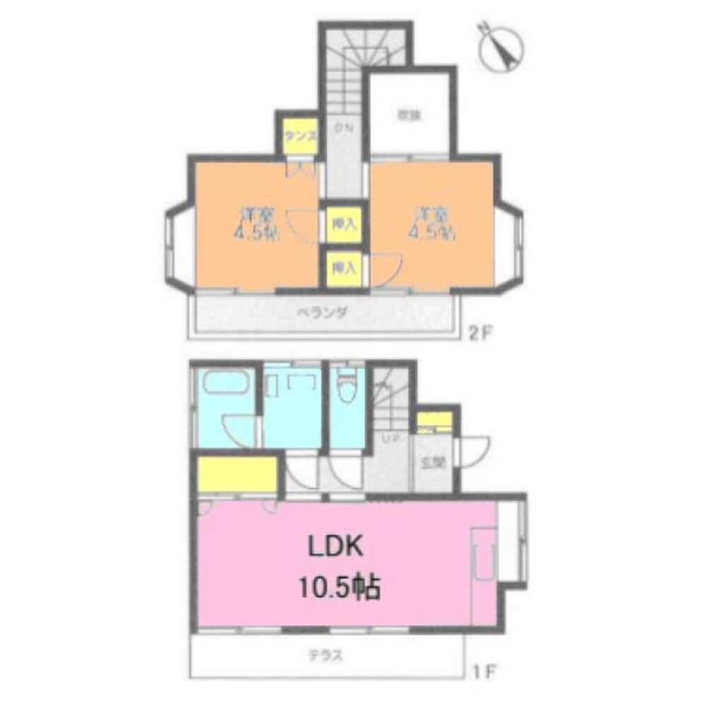 小野路町貸家 東京都町田市小野路町 (9.8万円／2LDK (LDK10．5/洋4．5/洋4．5)／53.07㎡)｜賃貸物件(賃貸マンション・アパート・一戸建て)の住宅情報・お部屋探しなら ...