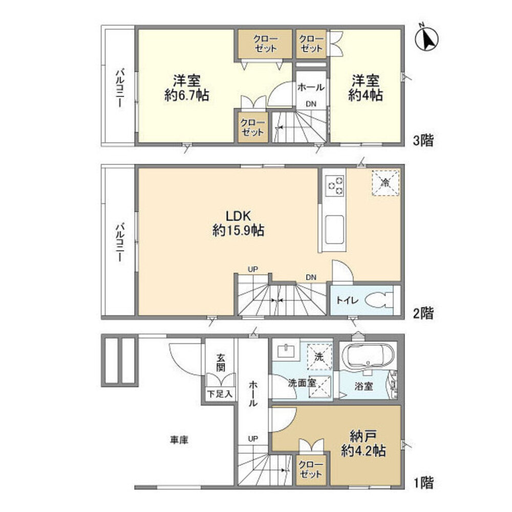 Kolet綾瀬＃12 東京都足立区西綾瀬3丁目 (22.4万円／2SLDK (洋室4 洋室6.7 LDK15.9 納戸4.2)／74.58㎡)｜賃貸物件(賃貸マンション・アパート・一戸建て)の ...