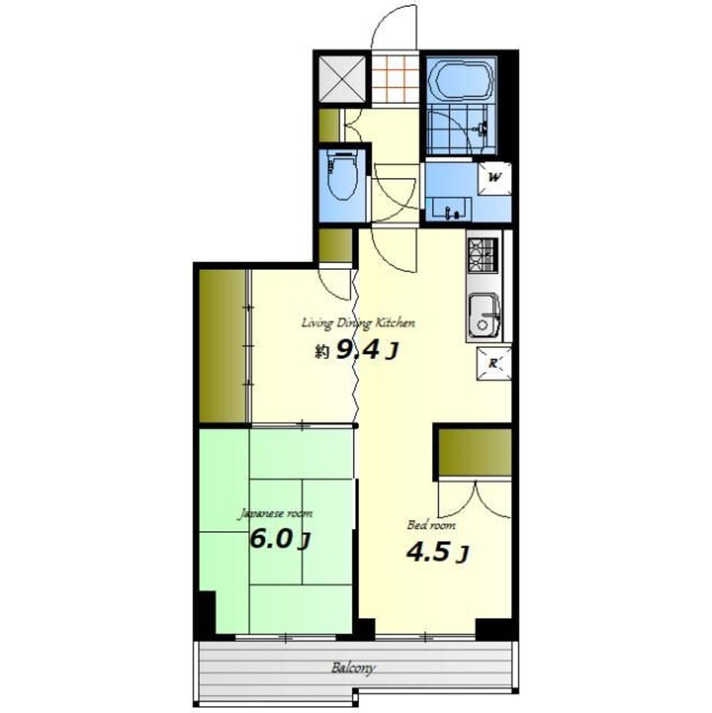 ライオンズプラザ花小金井 東京都小平市花小金井南町1丁目 (9.5万円／2LDK (和室6 洋室4.5 LDK9.4)／47.44㎡)｜賃貸物件(賃貸マンション・アパート・一戸建て)の住宅情報 ...