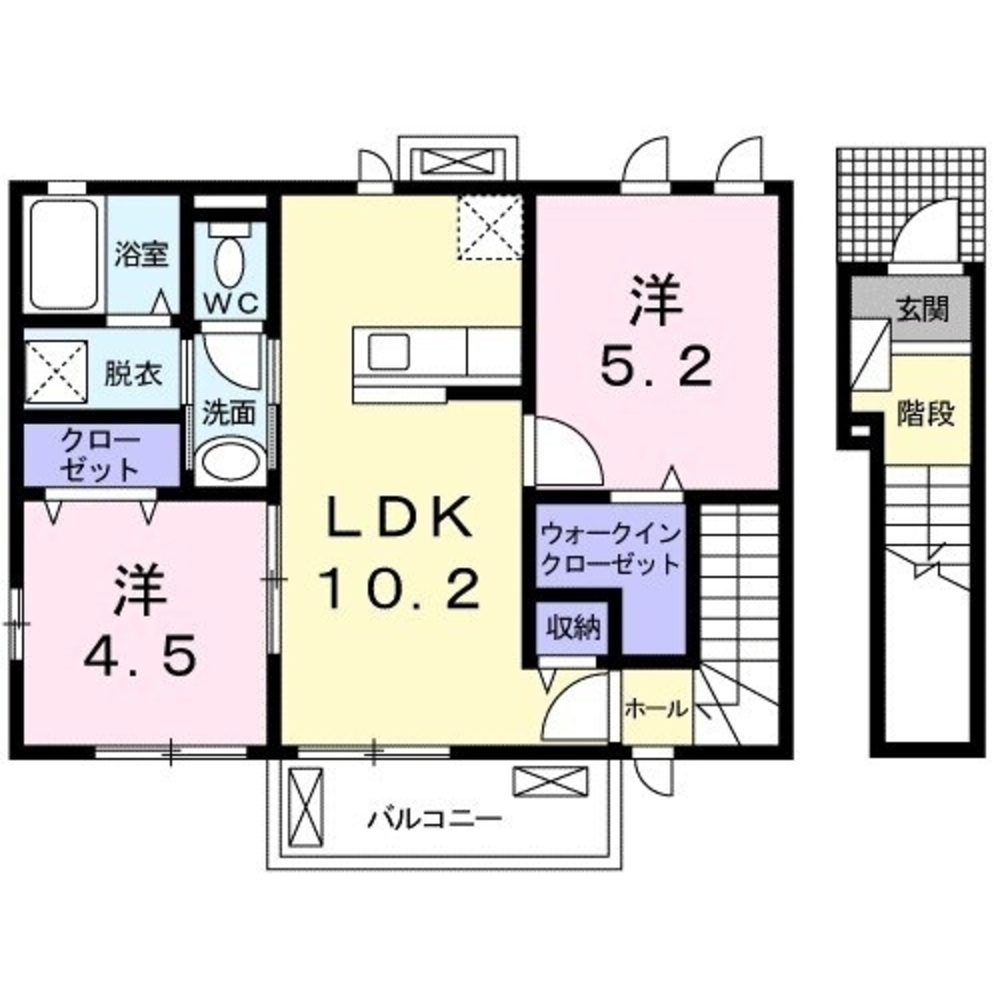 ヒオキハイツ 東京都西多摩郡瑞穂町大字殿ケ谷 (6.9万円／2LDK (洋室4.5 洋室5.2 LK10.2)／51.38㎡)｜賃貸物件(賃貸マンション・アパート・一戸建て)の住宅情報・お ...