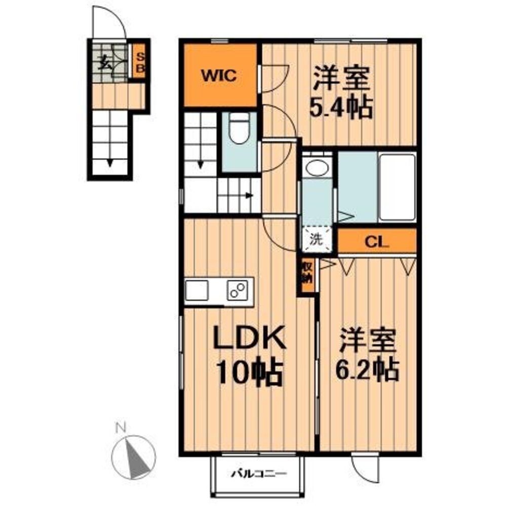サンハイツ 埼玉県志木市本町6丁目 (11.6万円／2LDK (洋室5.4 洋室6.2 LDK10)／57.44㎡)｜賃貸物件(賃貸マンション・アパート・一戸建て)の住宅情報・お部屋探しなら ...