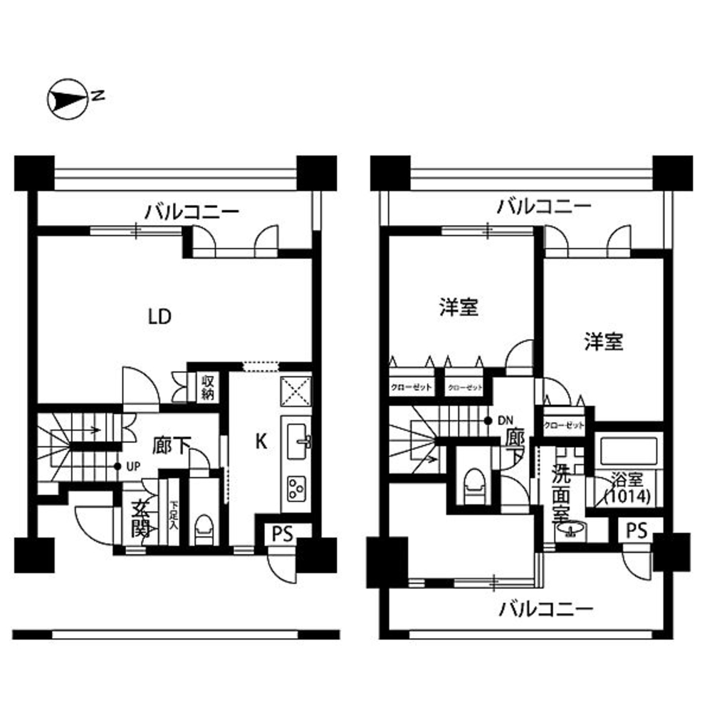 プレール本厚木弐番館 神奈川県厚木市田村町 (12万円／2LDK／86.73㎡)｜賃貸物件(賃貸マンション・アパート・一戸建て)の住宅情報・お部屋探しならYahoo!不動産