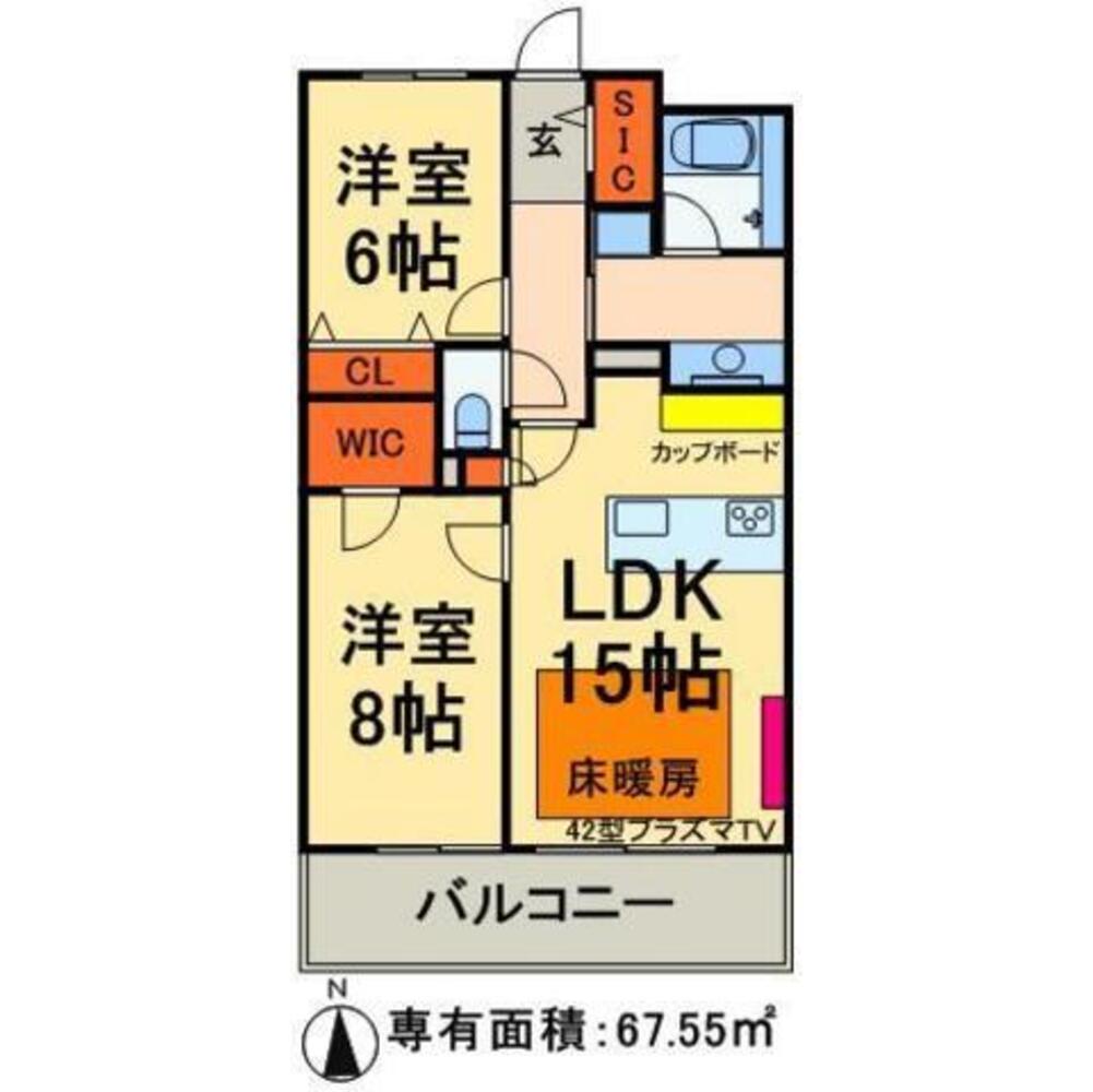 ロイヤルパークス西新井 東京都足立区西新井栄町1丁目 (16.6万円／2LDK (洋室6 洋室8 K11.5)／67.55㎡)｜賃貸物件(賃貸マンション・アパート・一戸建て)の住宅情報・お ...