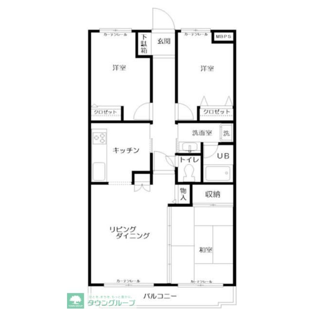 湘南新宿ライン（前橋～小田原） 深谷駅 地上5階建て（地下1階付き） 築35年 埼玉県深谷市田所町 (5.4万円／3LDK (和室6 洋室6 洋室6.5 LDK11)／64.96㎡)｜賃貸物件 ...