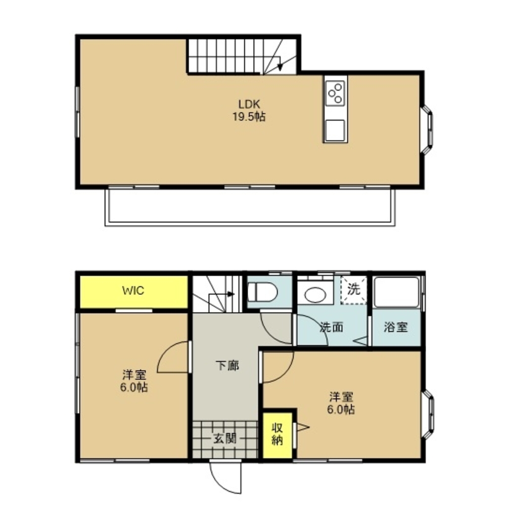 北欧カフェハウスデザイナーズリノベ戸建 東京都武蔵村山市岸3丁目 (15万円／2LDK (洋室6 洋室6 LDK19.5)／71.05㎡)｜賃貸物件(賃貸マンション・アパート・一戸建て)の住宅 ...