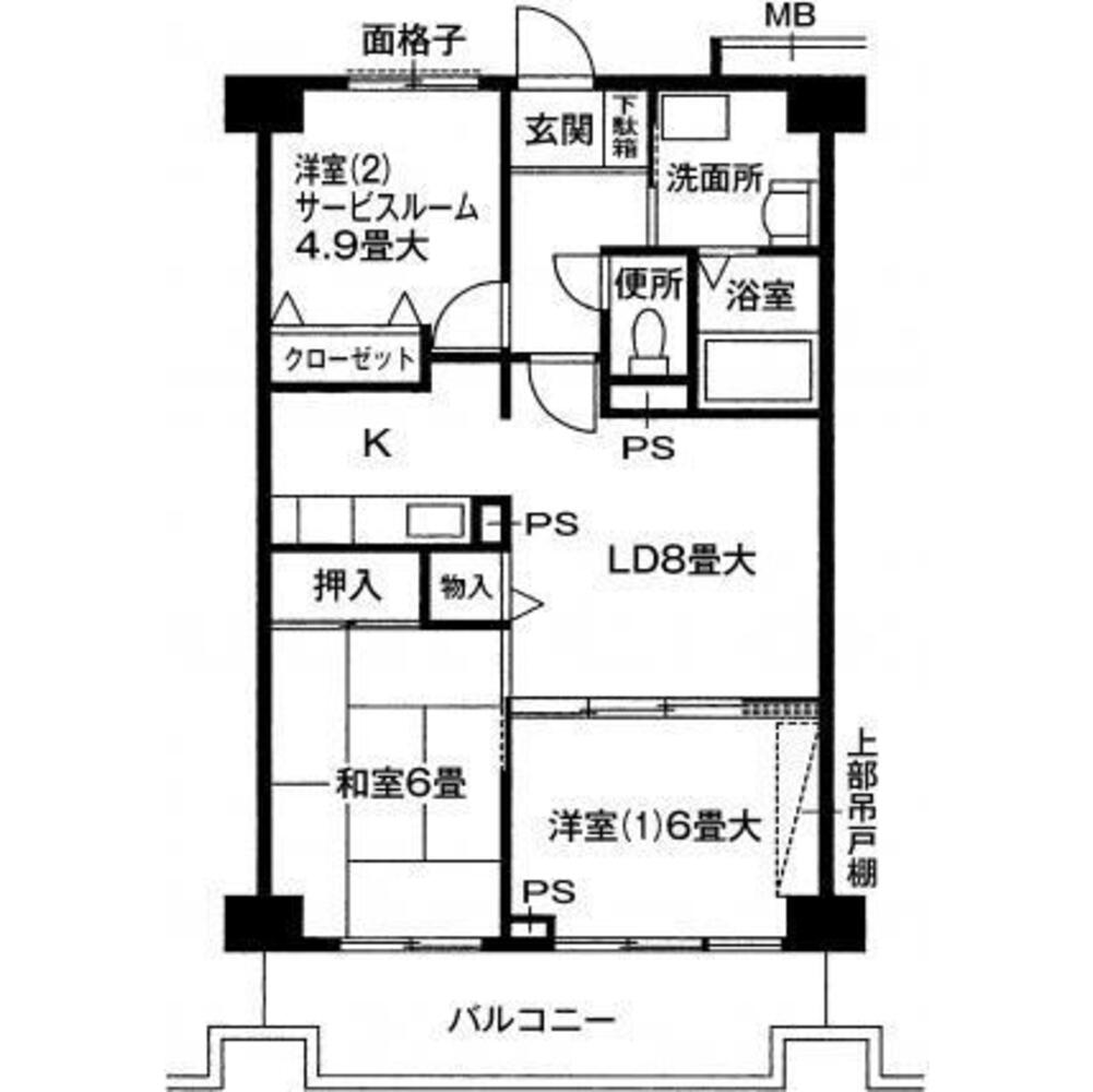 ソレイアードIII 神奈川県横浜市都筑区茅ケ崎中央 (13万円／3LDK (和室6 洋室4.9 洋室6 LDK10)／62.72㎡)｜賃貸物件(賃貸マンション・アパート・一戸建て)の住宅情報 ...