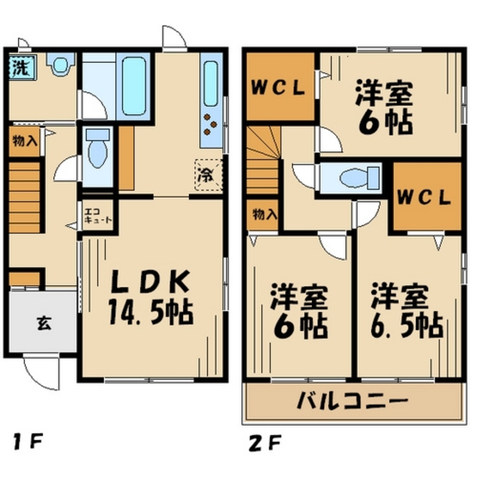 コモレビ大蔵 L棟 東京都世田谷区大蔵5丁目 (21.5万円／3LDK (洋室6 洋室6 洋室6.5 LDK14.5)／89.76㎡)｜賃貸物件(賃貸マンション・アパート・一戸建て)の住宅情報 ...