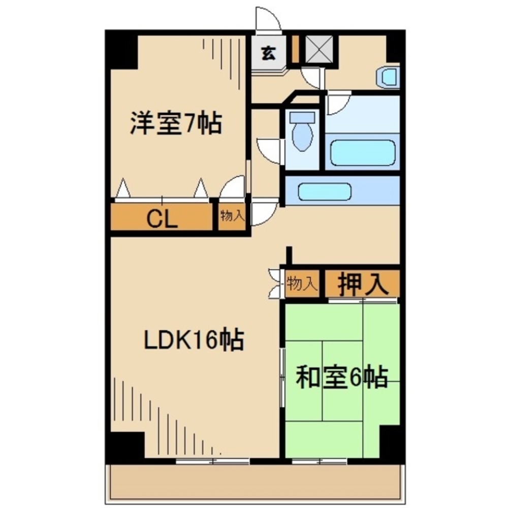 横浜線 淵野辺駅 地上14階建て 築27年 神奈川県相模原市中央区淵野辺3丁目 (9.9万円／2LDK (和室6 洋室7 LDK16)／61.99㎡)｜賃貸物件(賃貸マンション・アパート・一戸 ...