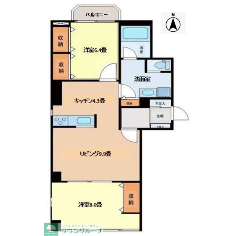 シャンボール尾山台 東京都世田谷区等々力5丁目 (20万円／2LDK／67.16㎡)｜賃貸物件(賃貸マンション・アパート・一戸建て)の住宅情報・お部屋探しならYahoo!不動産
