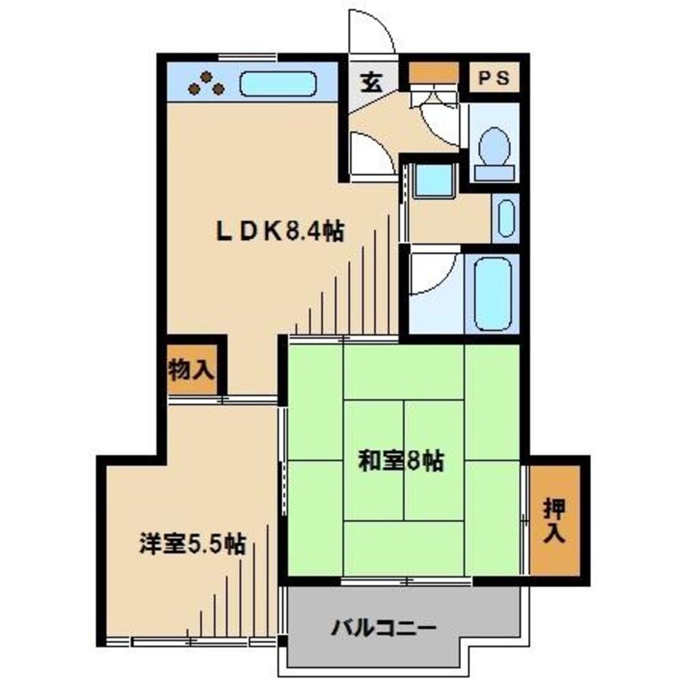 アーガスヒルズ39 埼玉県所沢市松葉町 (7万円／2LDK (和室8 洋室5.5 LDK8.4)／44.1㎡)｜賃貸物件(賃貸マンション・アパート・一戸建て)の住宅情報・お部屋探しなら ...