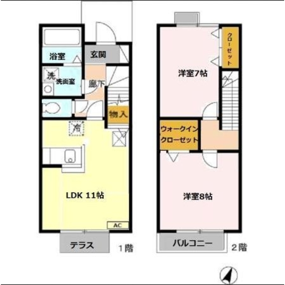 ソレアード 東京都羽村市緑ヶ丘4丁目 (8.3万円／2SLDK (洋室7 洋室8 LDK11)／66㎡)｜賃貸物件(賃貸マンション・アパート・一戸建て)の住宅情報・お部屋探しならYahoo!不動産
