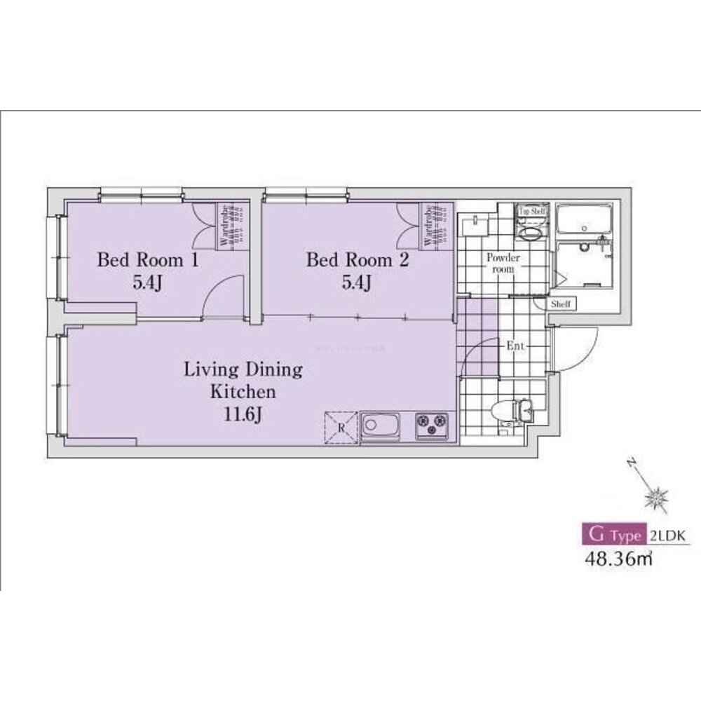 EXAM落合南長崎 東京都豊島区南長崎5丁目 (16.5万円／2LDK／48.36㎡)｜賃貸物件(賃貸マンション・アパート・一戸建て)の住宅情報・お部屋探しならYahoo!不動産