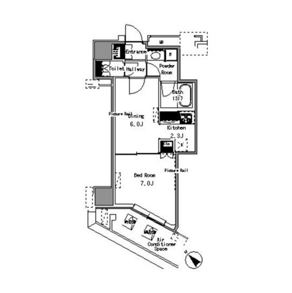 MY TOWER RESIDENCE 東京都渋谷区代々木1丁目 (19.3万円／1DK (洋室7 DK8.3)／36.74㎡)｜賃貸物件(賃貸マンション・アパート・一戸建て)の住宅情報・お ...