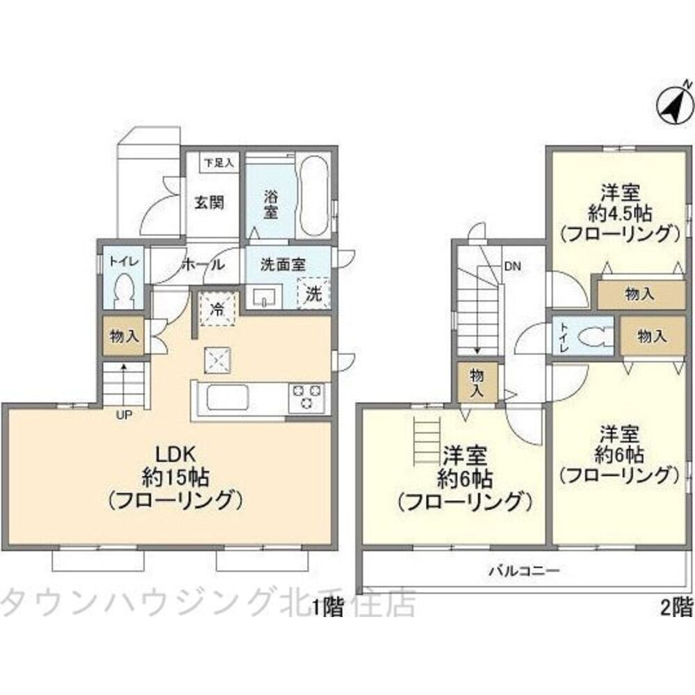 Kolet葛飾西水元＃07 東京都葛飾区西水元1丁目 (20.7万円／3LDK (洋室4.5 洋室6 洋室6 LDK15)／74.11㎡)｜賃貸物件(賃貸マンション・アパート・一戸建て)の住宅 ...