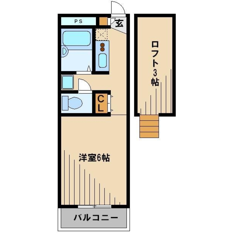 レオパレスクレール小山13042 東京都東久留米市小山4丁目 (4.3万円／1K (洋室6 ロフト3)／19.87㎡)｜賃貸物件(賃貸マンション・アパート・一戸建て)の住宅情報・お部屋探しなら ...
