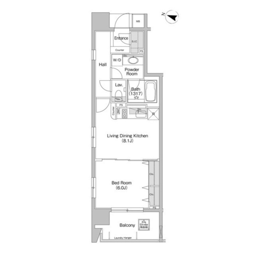 コンフォリア神田神保町 東京都千代田区神田神保町1丁目 (18.3万円／1LDK (洋室7 DK8.1)／40.37㎡)｜賃貸物件(賃貸マンション・アパート・一戸建て)の住宅情報・お部屋探し ...