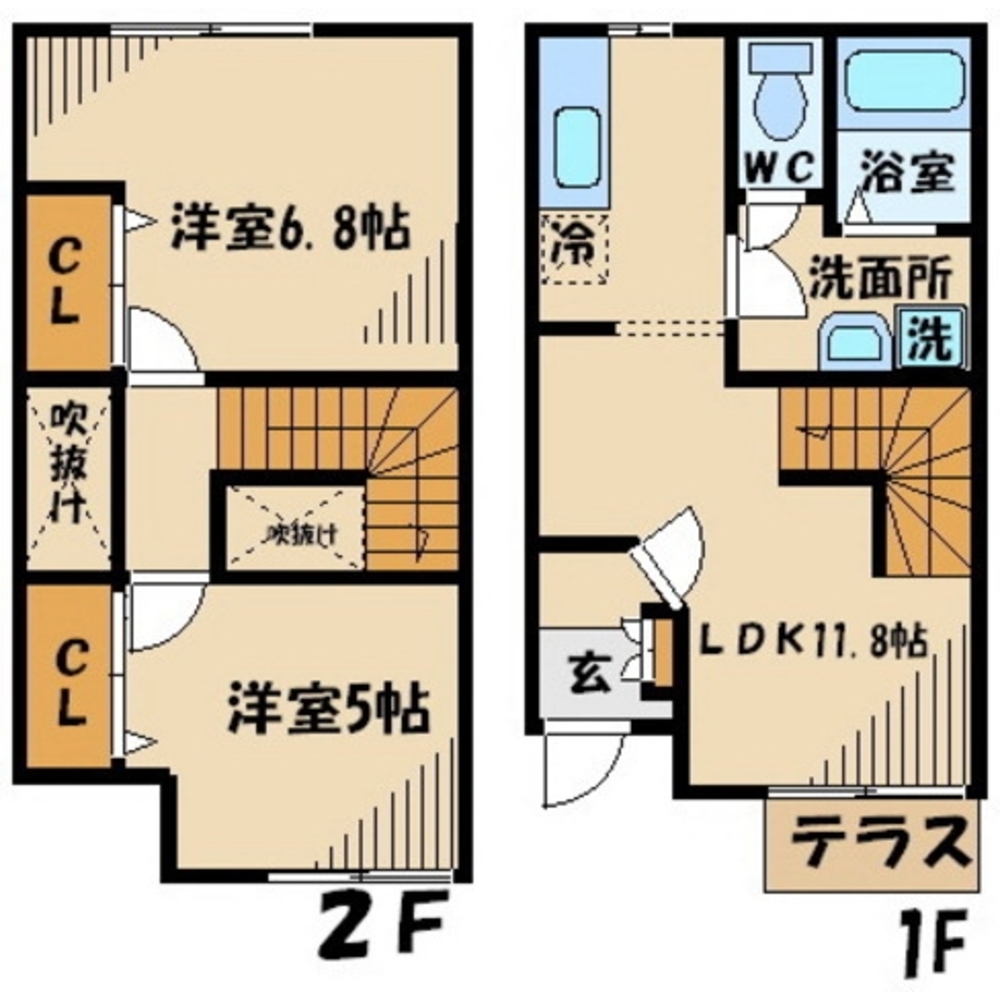 レジデンスKITOMO 東京都調布市深大寺南町1丁目 (9.6万円／2LDK (洋室5 洋室6.8 LDK11.8)／56.51㎡)｜賃貸物件(賃貸マンション・アパート・一戸建て)の住宅情報 ...