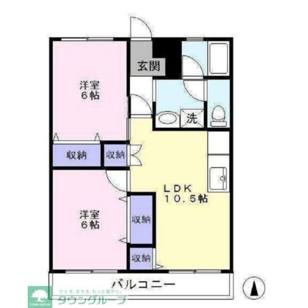 常磐線（各駅停車） 馬橋駅 地上4階建て 築43年 千葉県松戸市三ケ月 (7.3万円／2LDK／51.66㎡)｜賃貸物件(賃貸マンション・アパート・一戸建て)の住宅情報・お部屋探しなら ...