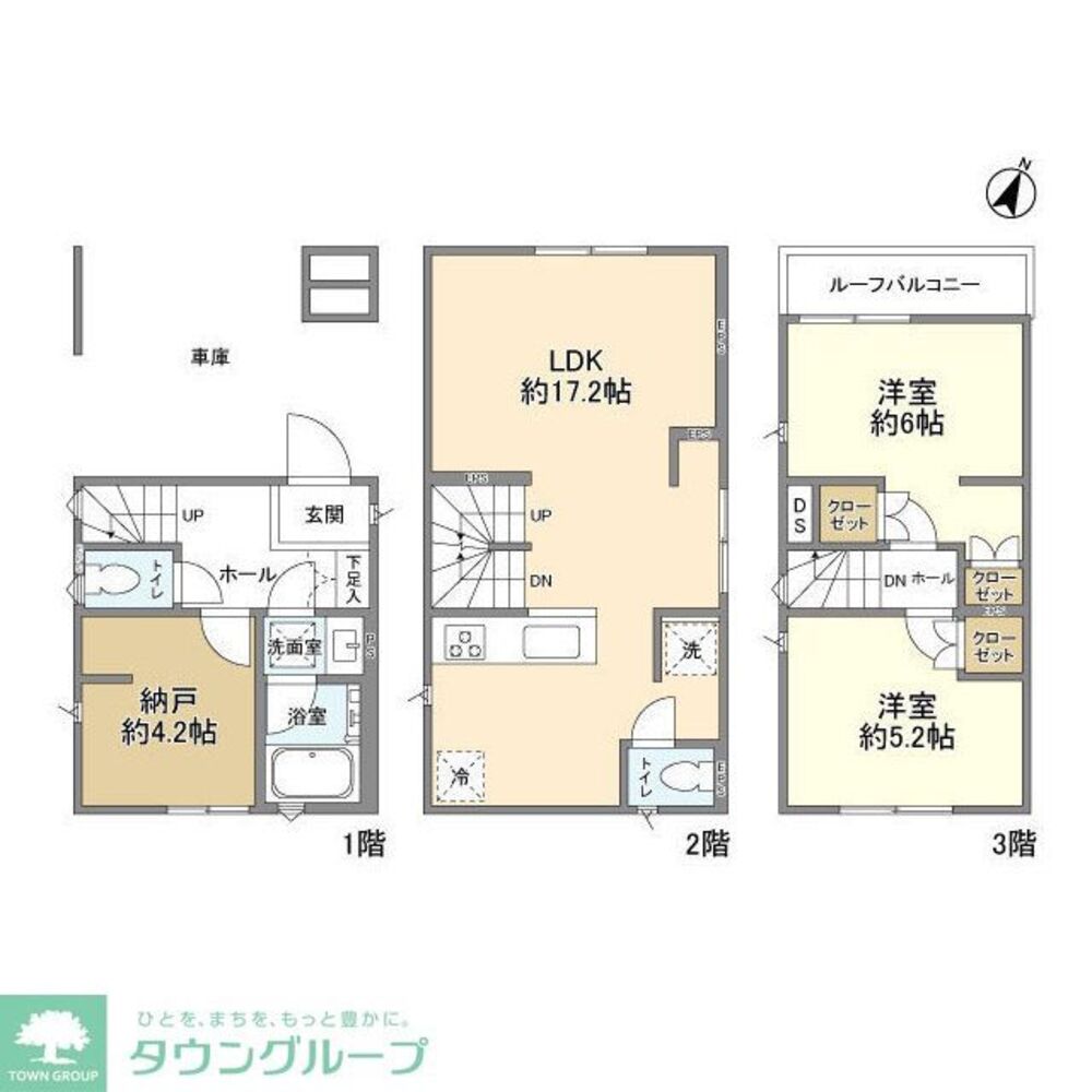 Kolet金町＃15 東京都葛飾区金町3丁目 (22.8万円／2SLDK (洋室5.2 洋室6 LDK17.2 納戸5.2)／73.59㎡)｜賃貸物件(賃貸マンション・アパート・一戸建て)の ...