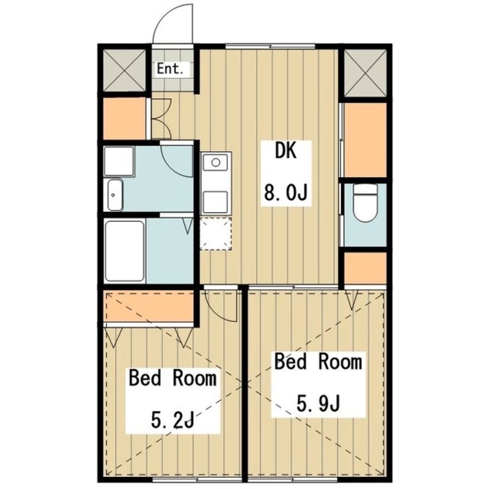 コンフォートテラス久我山 東京都杉並区宮前3丁目 (12.8万円／2DK (洋室5.2 洋室5.9 DK8 ロフト6)／60.79㎡)｜賃貸物件(賃貸マンション・アパート・一戸建て)の住宅情報 ...