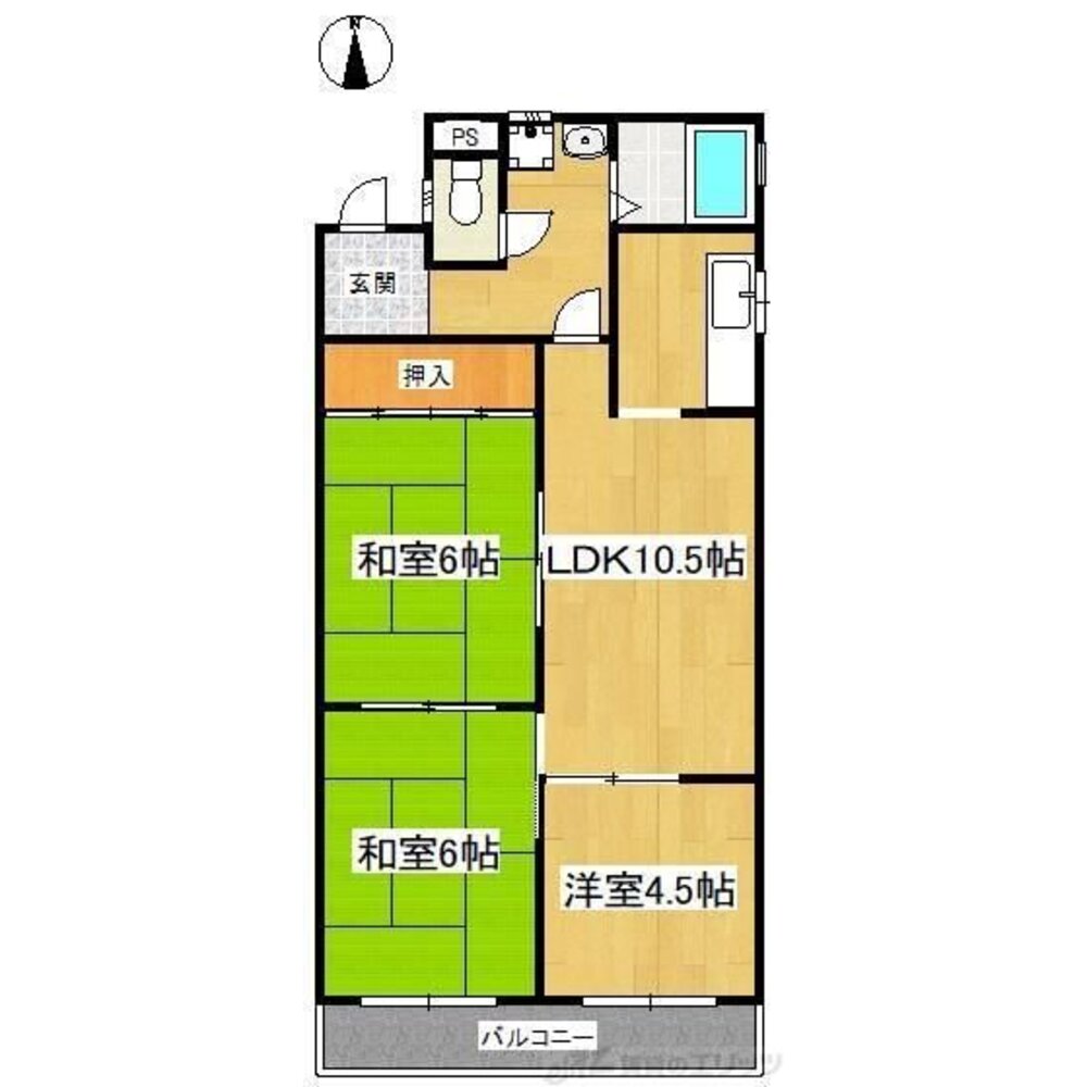 第2藤マンション 大阪府高槻市如是町 (5.5万円／3LDK／57.24㎡)｜賃貸物件(賃貸マンション・アパート・一戸建て)の住宅情報・お部屋探しならYahoo!不動産