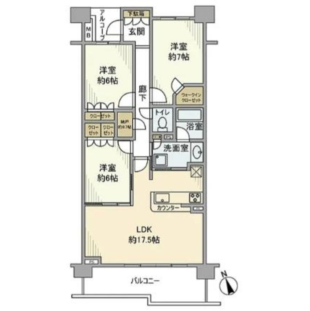 THE CENTER HOUSE A棟 神奈川県横浜市都筑区牛久保西2丁目 (28万円／3LDK／83.42㎡)｜賃貸物件(賃貸マンション・アパート・一戸建て)の住宅情報・お部屋探しなら ...