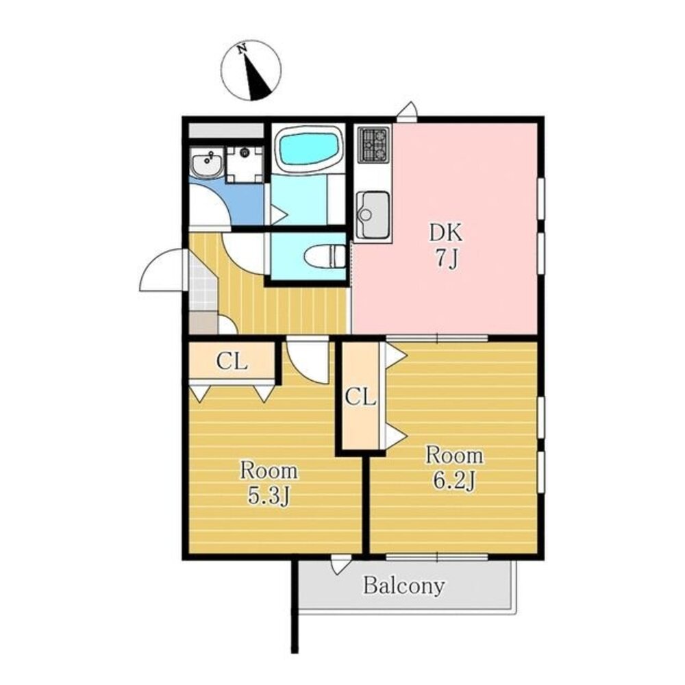 リトハウスII 神奈川県横浜市鶴見区本町通1丁目 (12.2万円／2DK (洋室5.3 洋室6.2 DK7)／43.06㎡)｜賃貸物件(賃貸マンション・アパート・一戸建て)の住宅情報・お ...