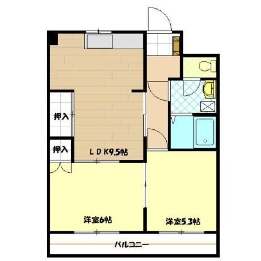 西武拝島線 武蔵砂川駅 地上3階建て 築38年 東京都武蔵村山市大南1丁目 (6.5万円／2LDK／46.28㎡)｜賃貸物件(賃貸マンション・アパート・一戸建て)の住宅情報・お部屋探しなら ...