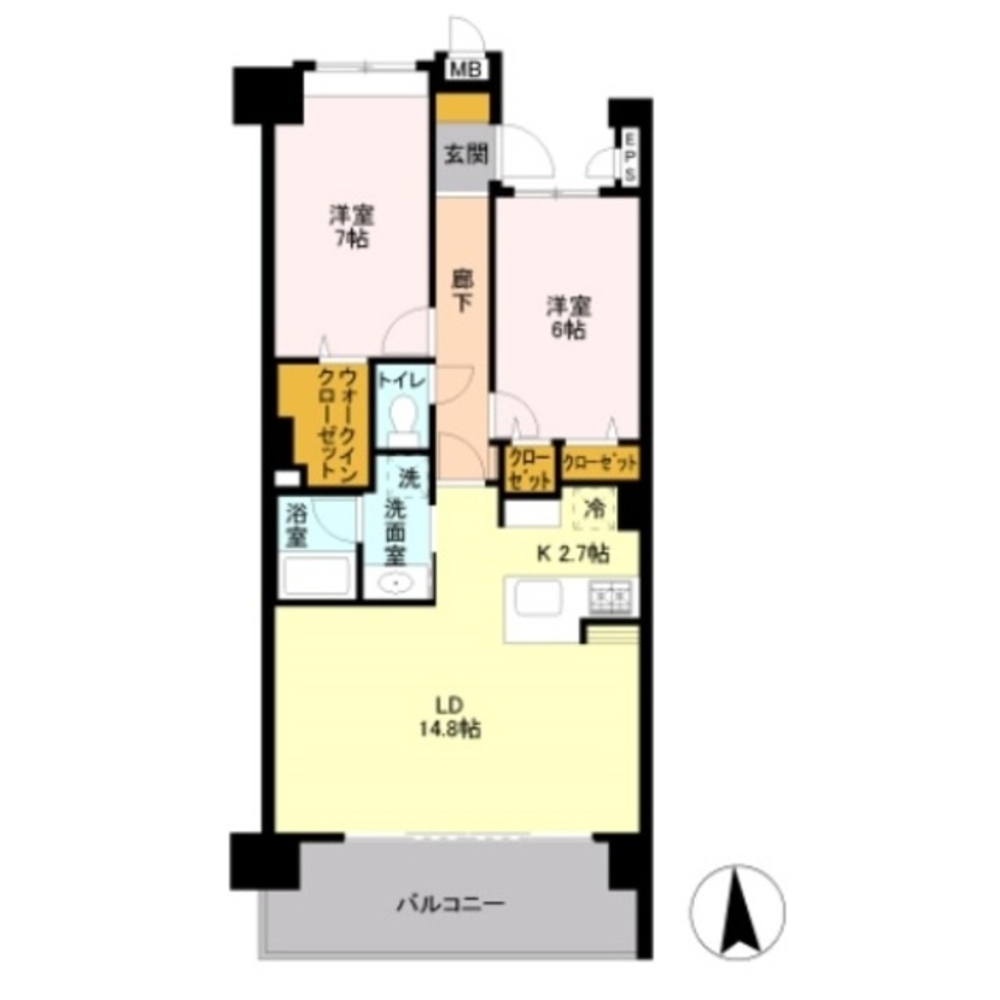 ロイヤルパークス花小金井 東京都小平市花小金井1丁目 (16.8万円／2LDK (洋室6 洋室7 LDK17.5)／68㎡)｜賃貸物件(賃貸マンション・アパート・一戸建て)の住宅情報・お ...