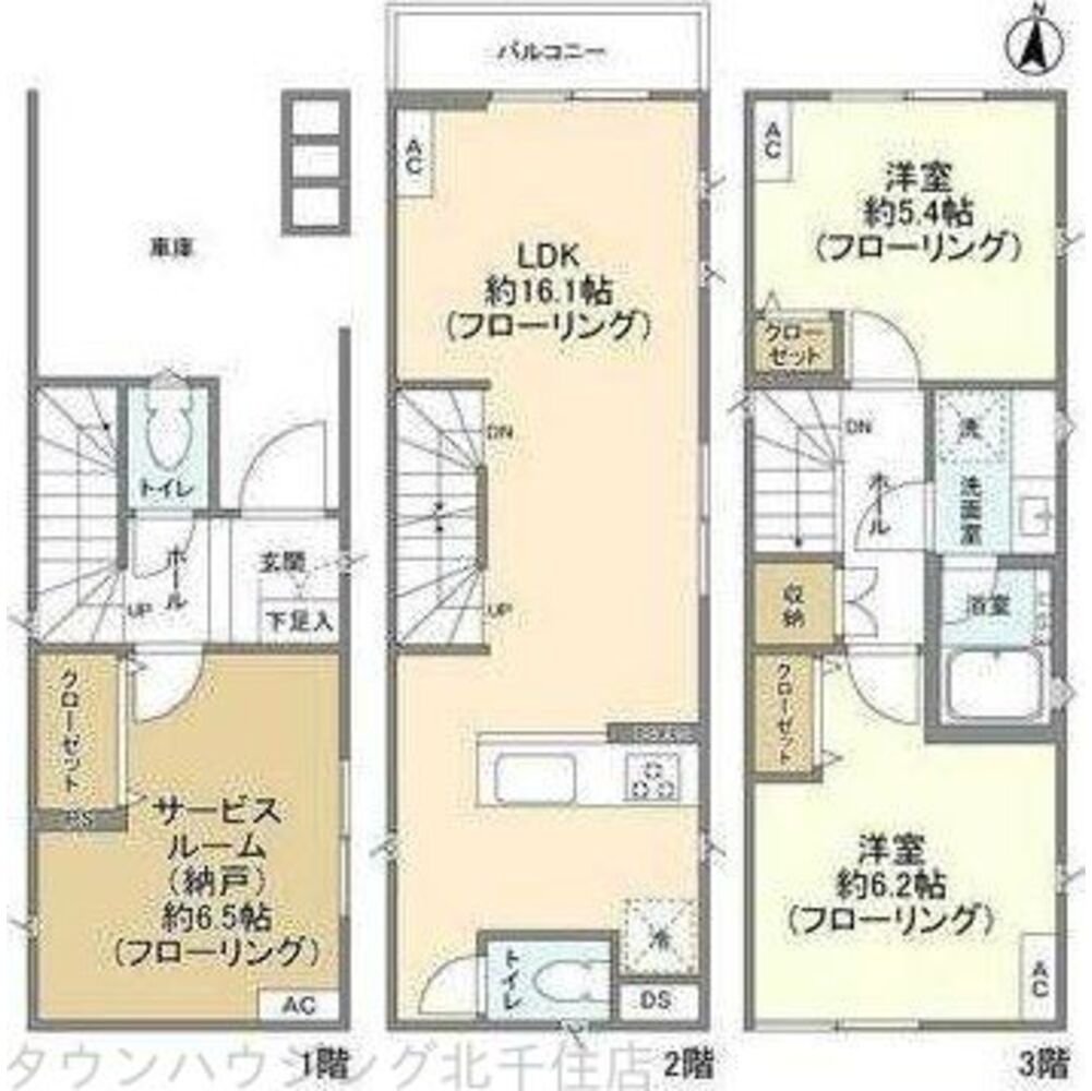 Kolet新柴又＃05 東京都葛飾区柴又5丁目 (19.9万円／2SLDK (洋室5.4 洋室6.2 LDK16.1 納戸6.5)／79.58㎡)｜賃貸物件(賃貸マンション・アパート・一戸建て ...